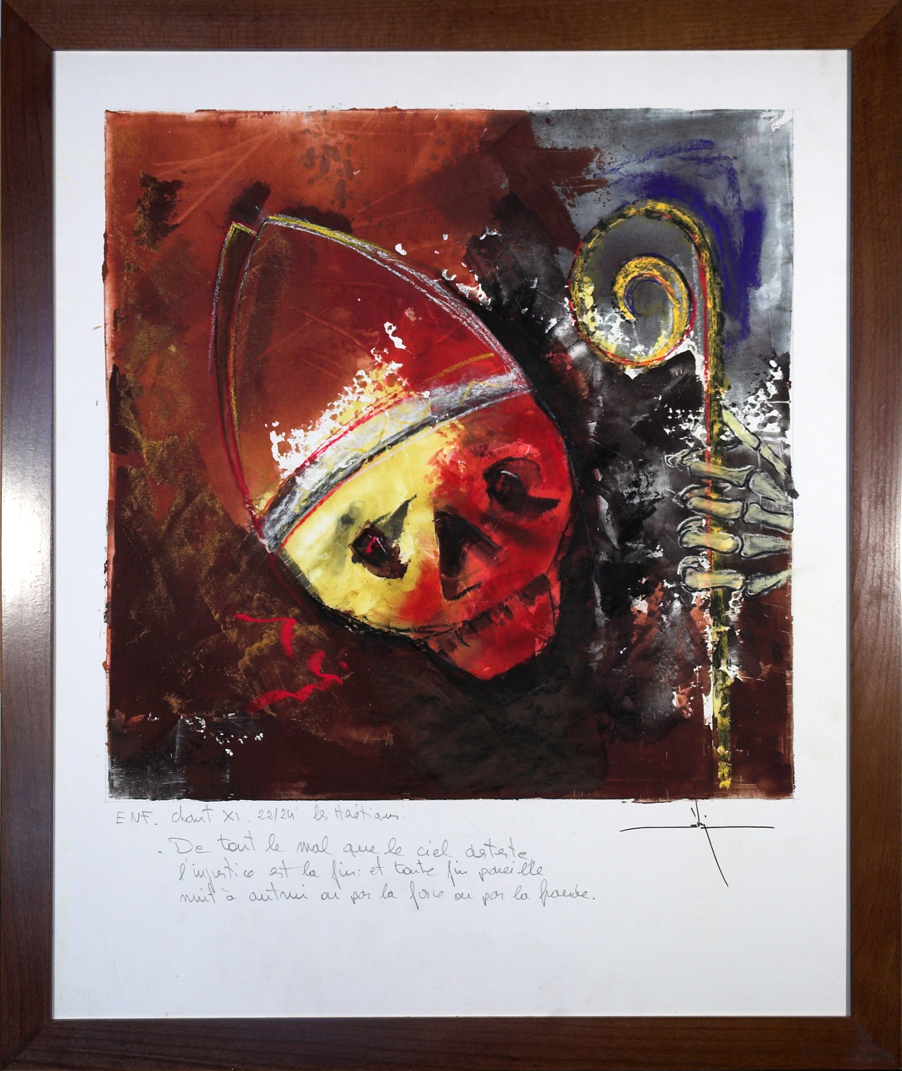 Georges VRIZ - LA DIVINE COMEDIE : 1ENFERTABLEAU116