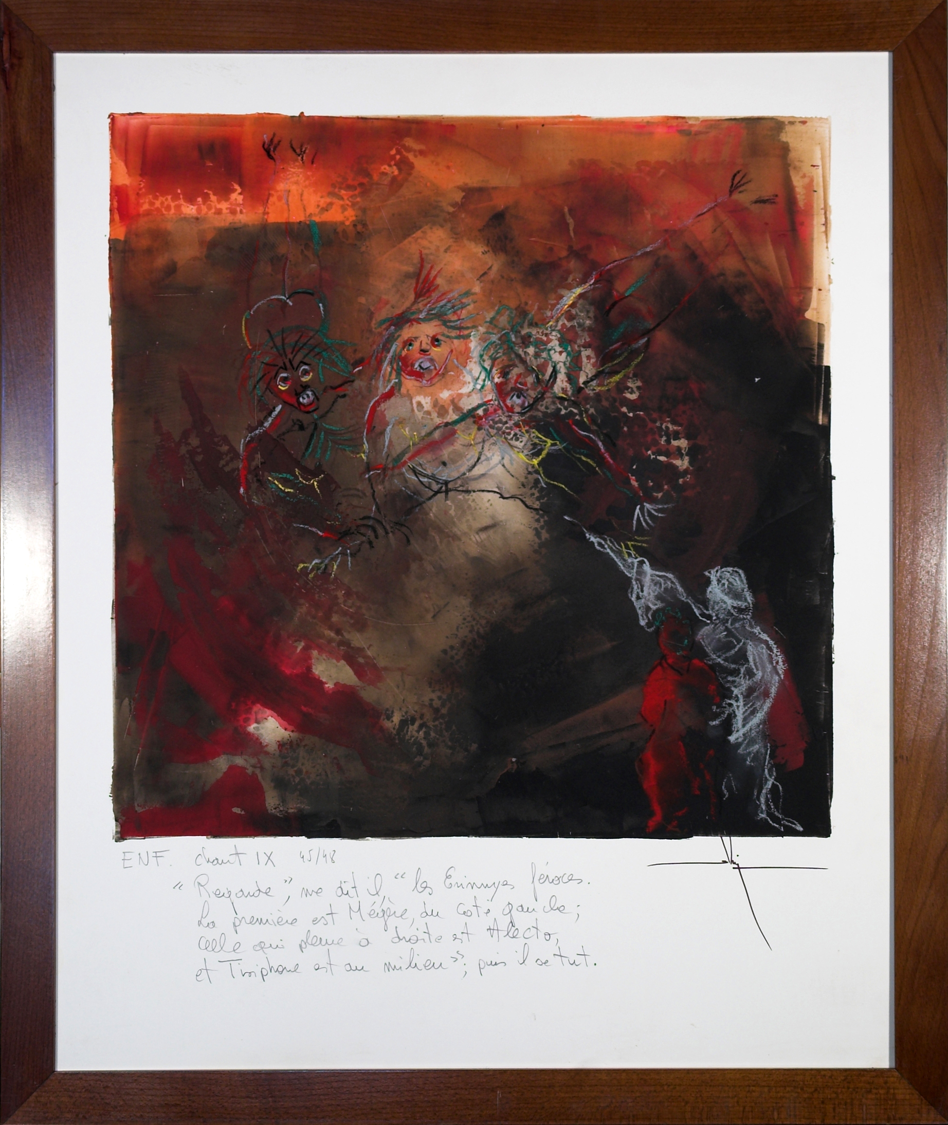 Georges VRIZ - LA DIVINE COMEDIE : 1ENFERTABLEAU114